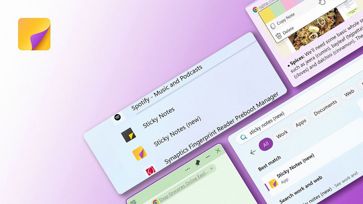 OneNote Sticky Notes: Novedades en Windows